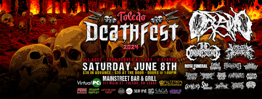 Press Release: Toledo Deathfest 2024 - Full Lineup Announced & Tickets ...