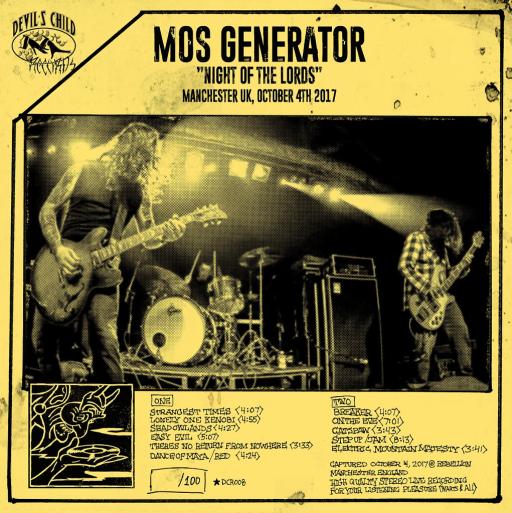Mos Generator New Live Album 'Night Of The Lords' Out May 3rd Via Devil ...
