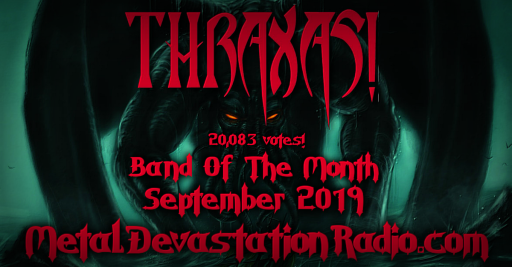 Thraxas! Is Band Of The Month For September 2019 On Mdr! - The Beast ...
