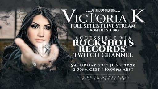 Victoria K: Free Live Stream Show On Twitch - The Beast | Metal ...